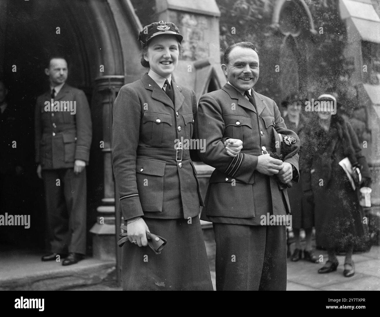 RAF WEDDINGWING COMMANDER MARRIES SECTION OFFICER IN LONDON The ...