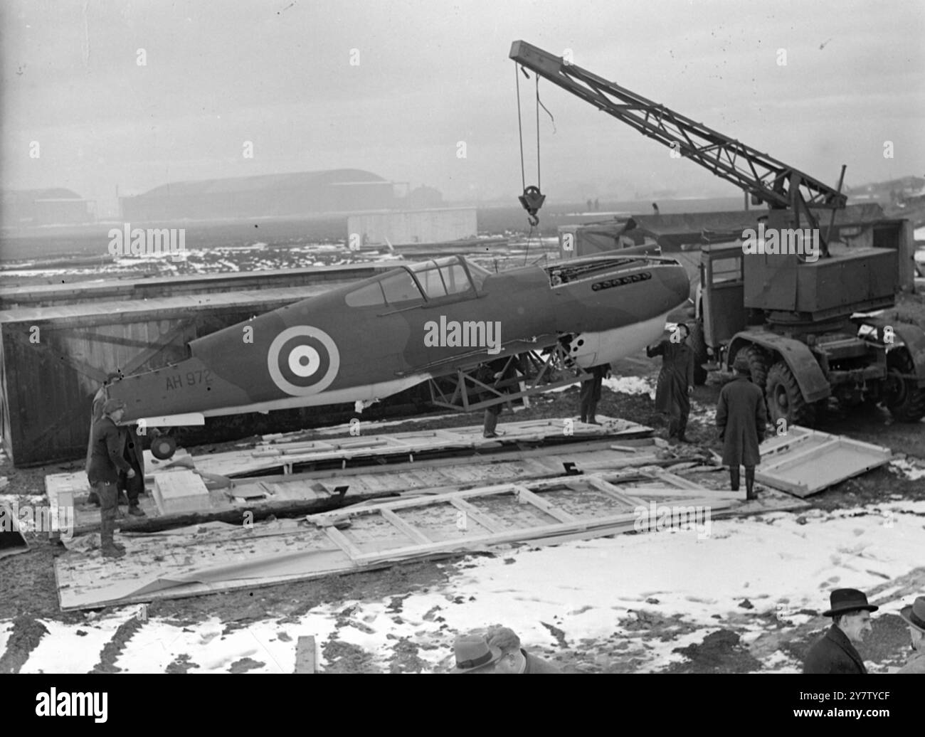 RAF TAKES AMERICAN BOMBERS AND FIGHTER PLANES INTO SERVICE. FIRST ...