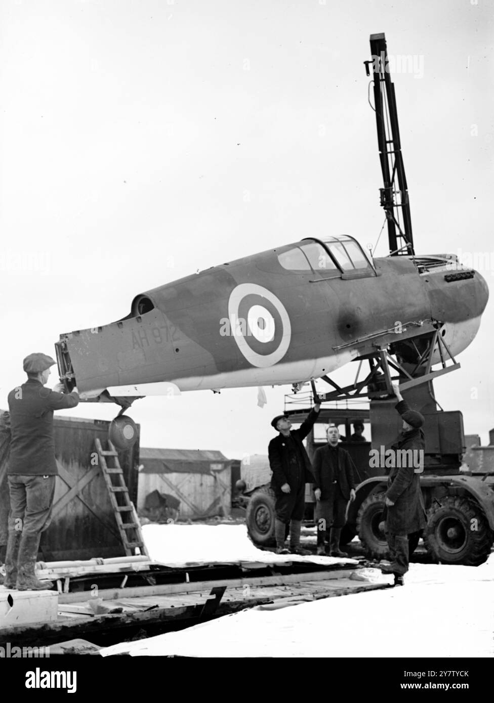 RAF TAKES AMERICAN BOMBERS AND FIGHTER PLANES INTO SERVICE. FIRST ...