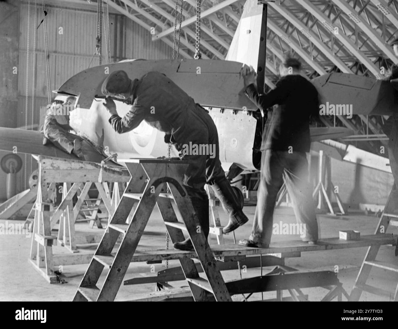 RAF TAKES AMERICAN BOMBERS AND FIGHTER PLANES INTO SERVICE. FIRST ...