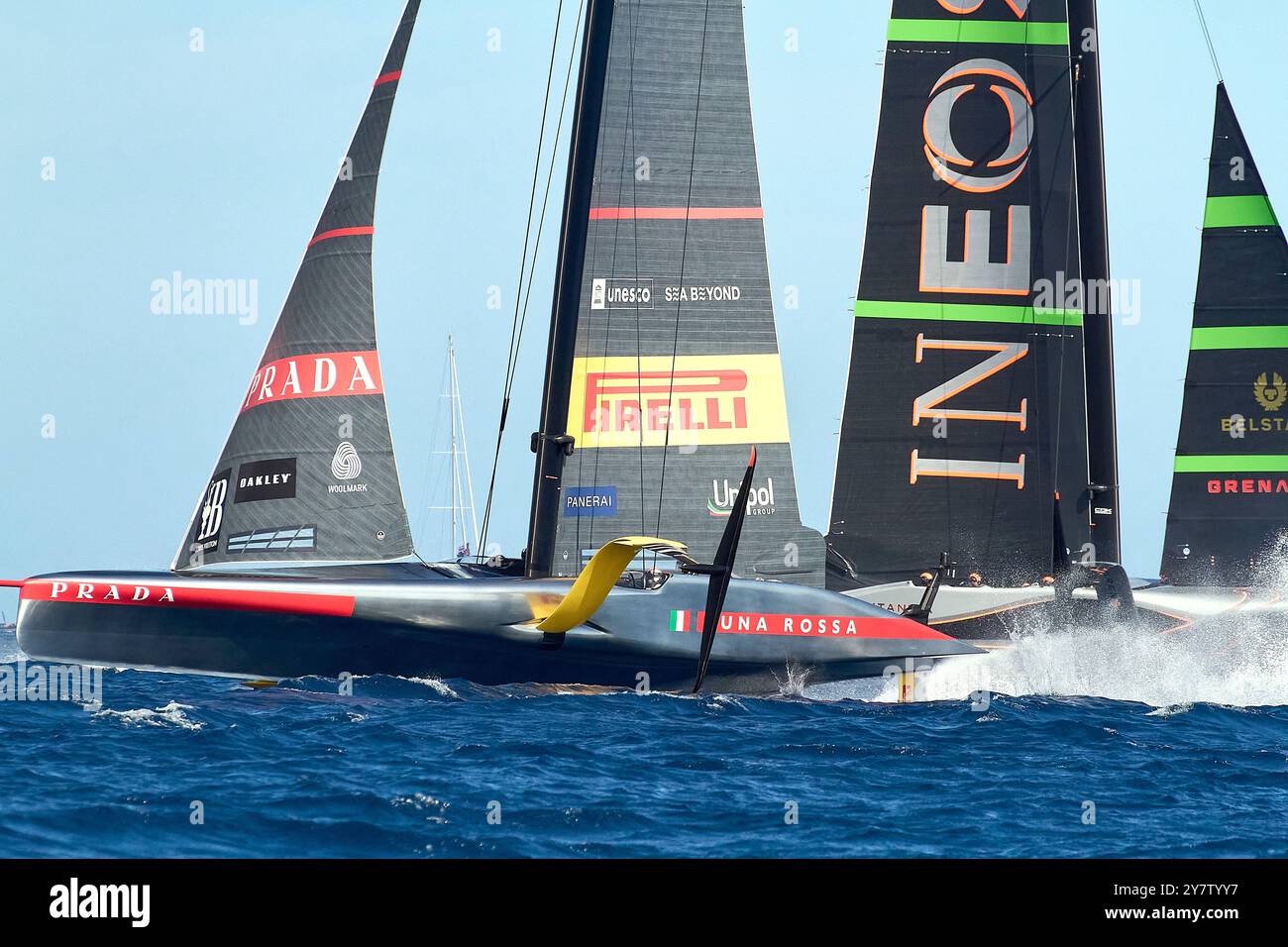 2024 America's Cup - Barcelona, Spain Final Round Robin LVC race 7-8 ...