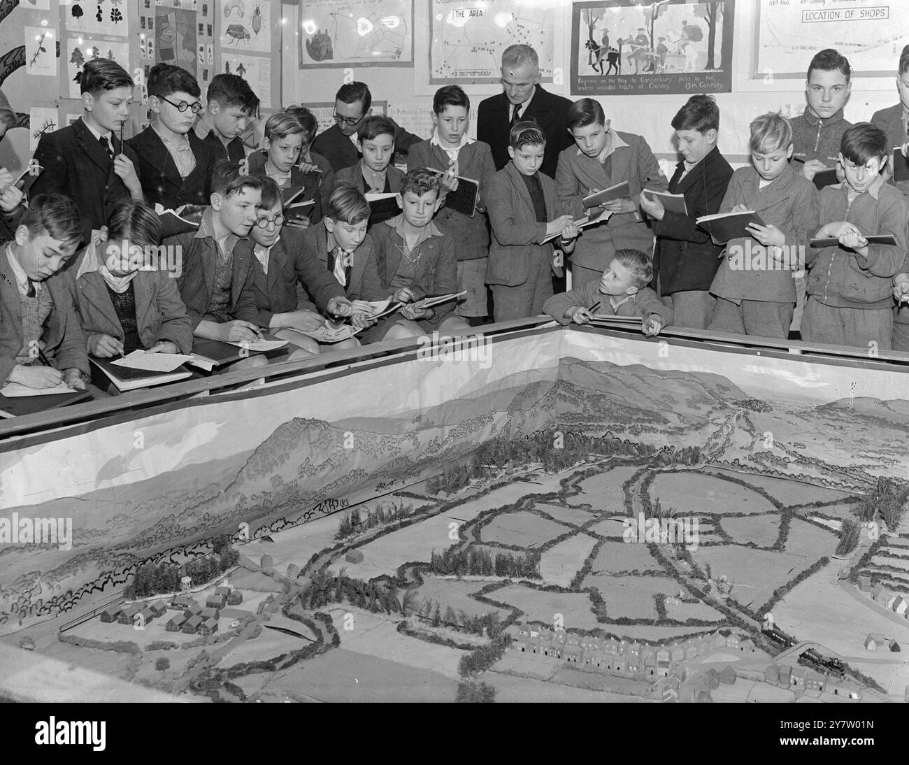CITIZENS OF THE FUTURE CONSTRUCT MODEL TOWN Boys of Elmbridge Camp ...