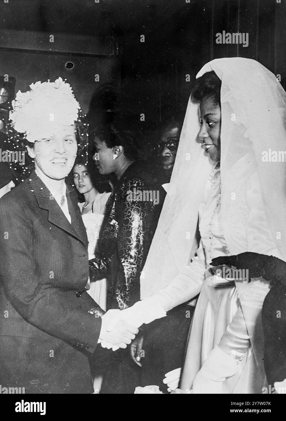 COLONIAL BRIDE RECEIVED GOOD WISHES OF A PRIME MINISTERS WIFE Photo ...