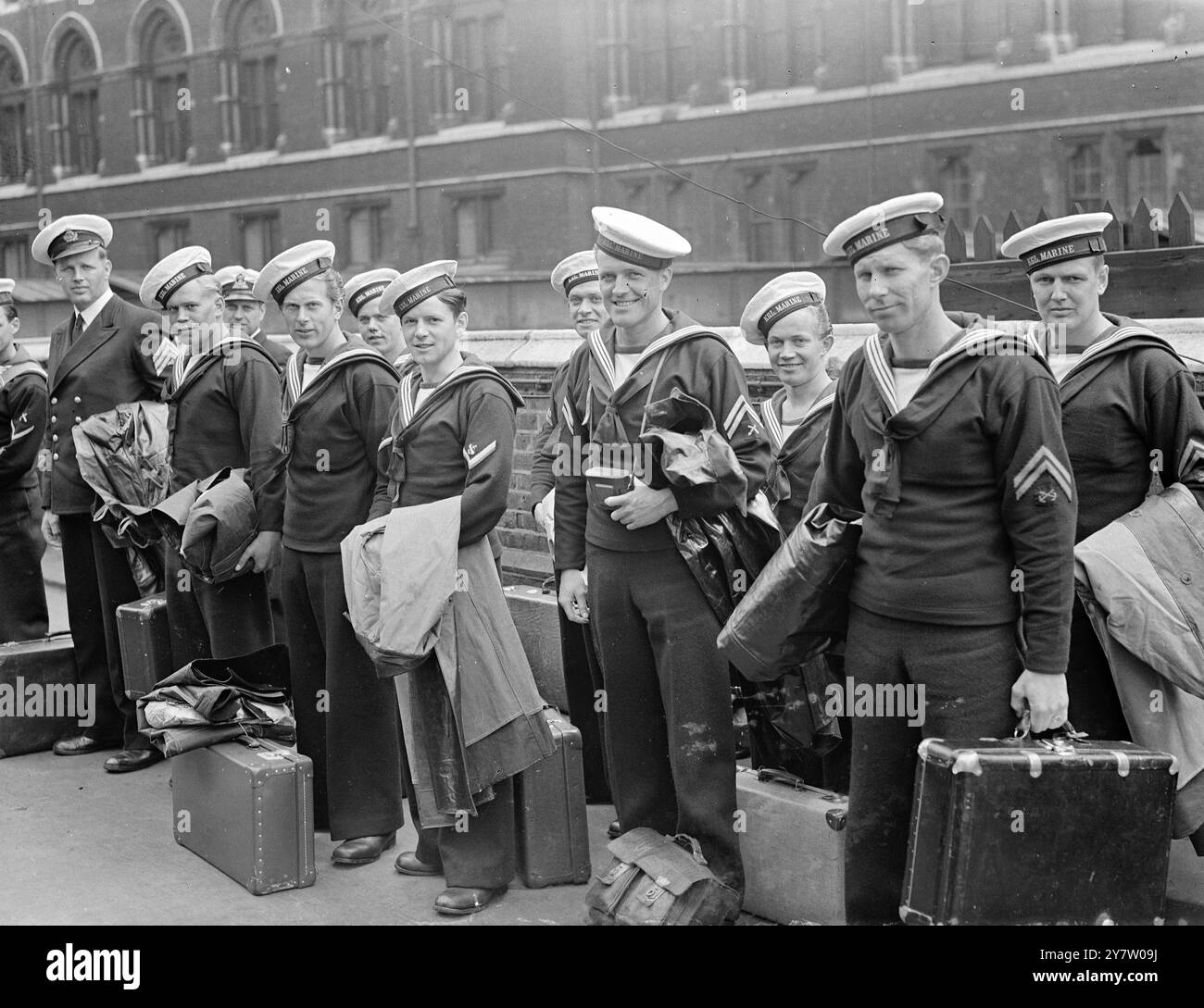 DANISH SERVICEMEN ARRIVE FOR VICTORY PARADE - - A contingent of Danish ...