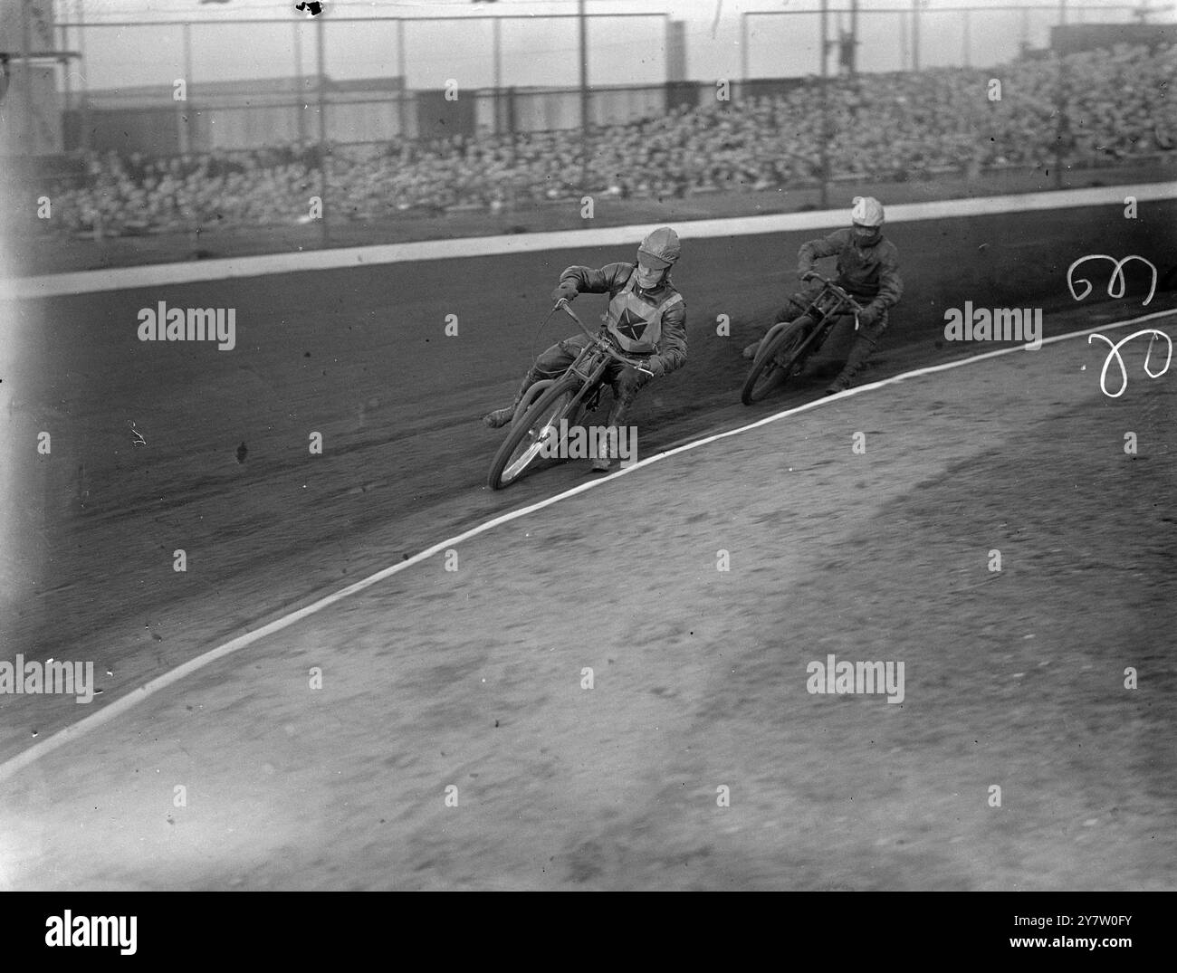 SPEEDWAY RIDERS COMPETE IN LONDON CHAMPIONSHIPS AT NEW CROSS Ron ...