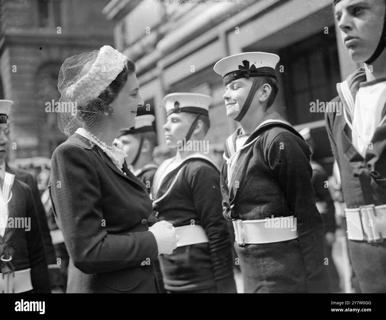 A CORONET OF WHITE STRAW FOR THE DUCHESS The Duchess of Kent wore a ...