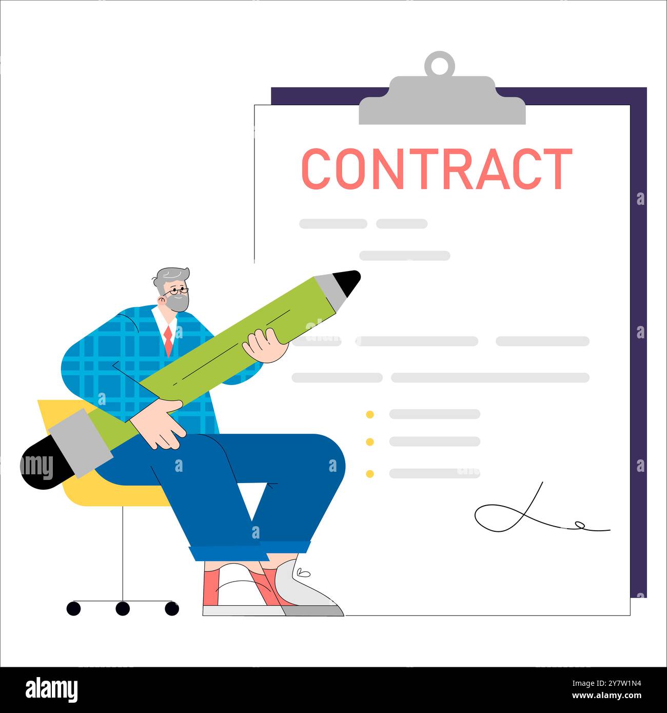 Deal completion Stock Vector Images - Alamy