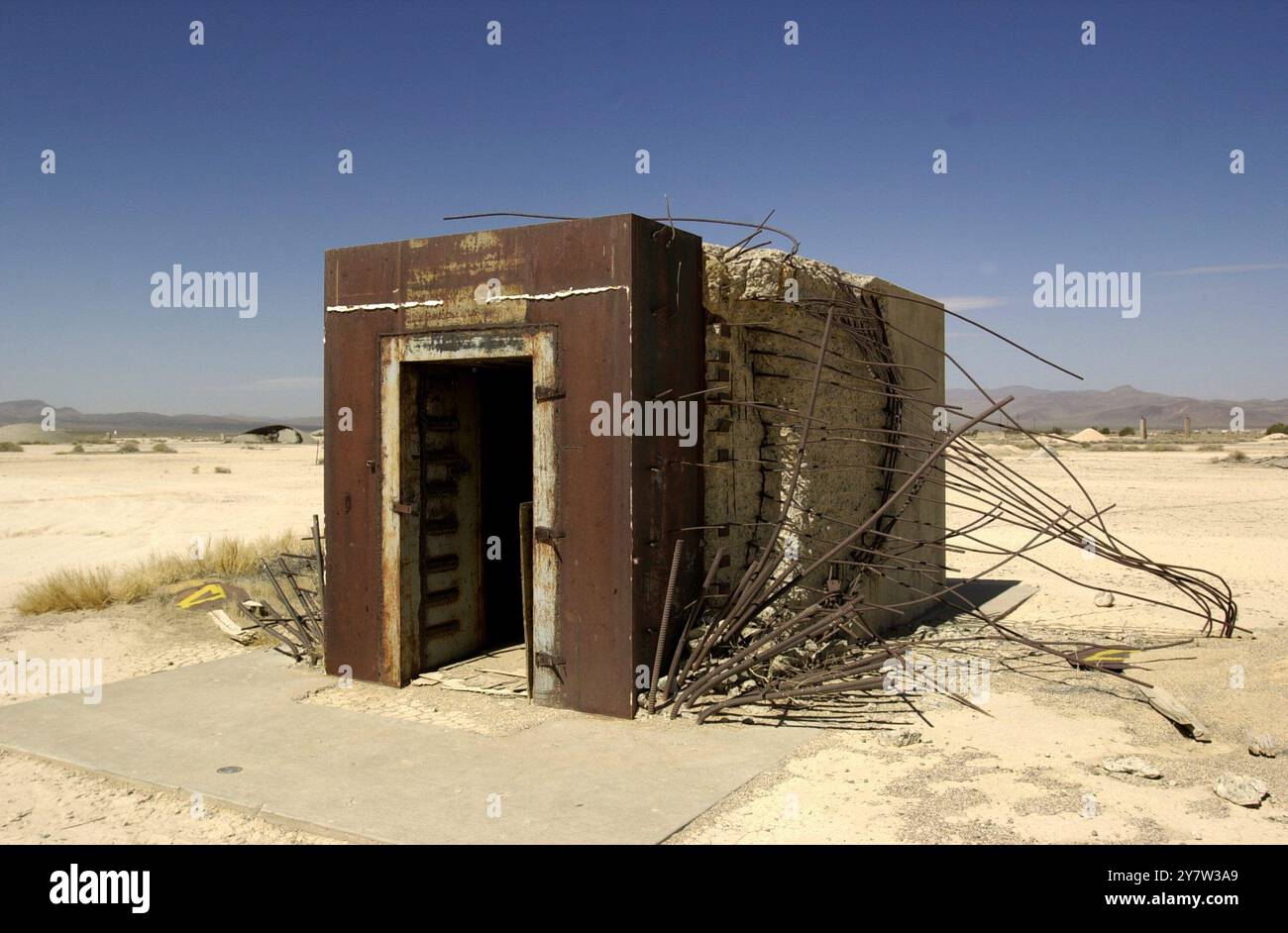 Mercury, Nevada -- During above ground nuclear testing, government ...