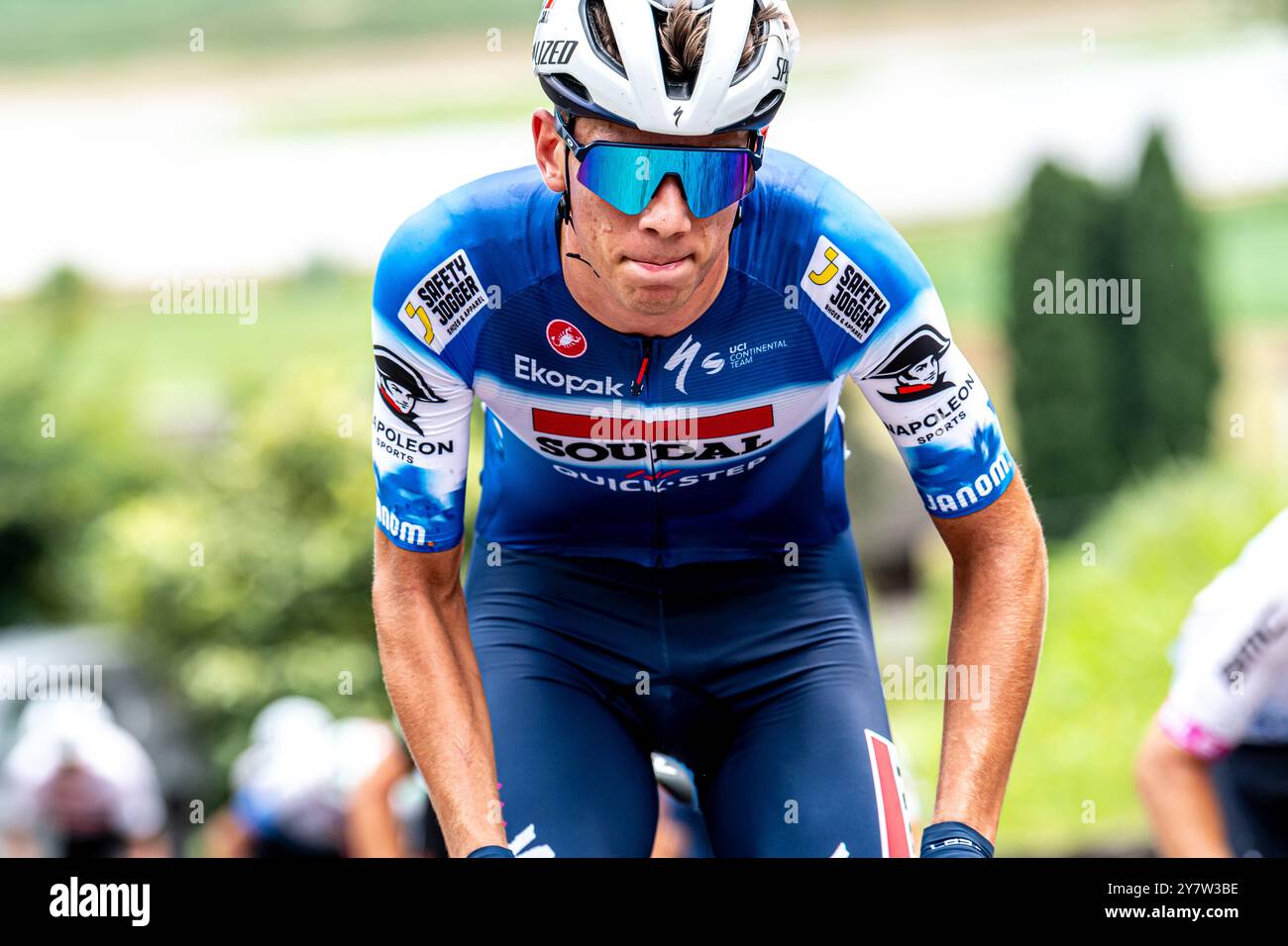 Renato Favero - Soudal Quickstep Devo Stock Photo - Alamy
