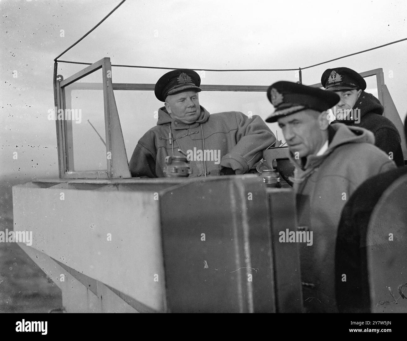 CAPTAIN OF THE RAVAGER Photo Shows: Captain Alec Anderson Murray (left ...