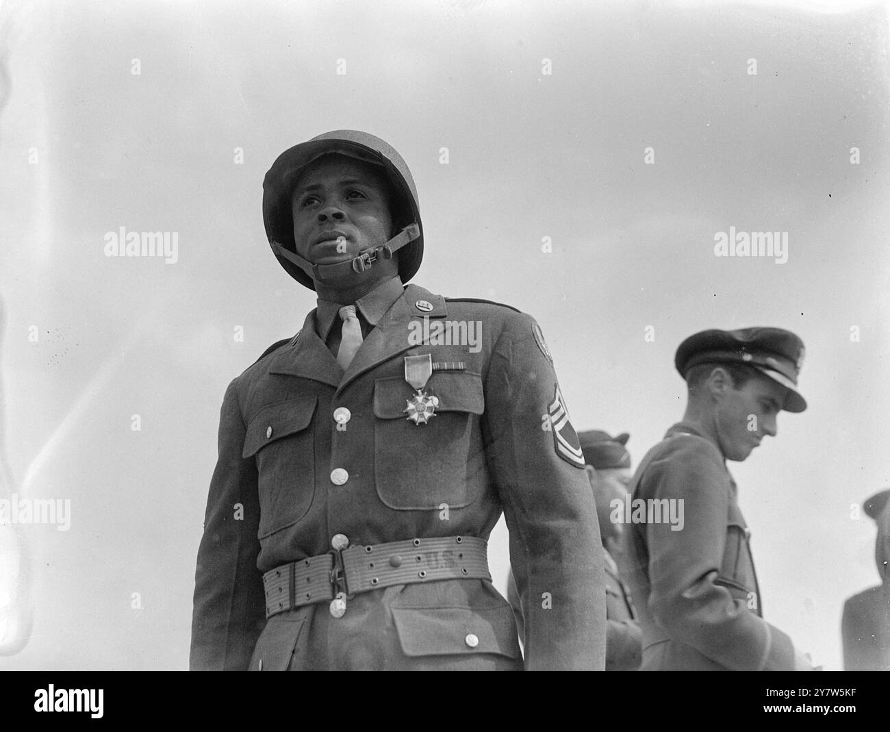 Original caption:ANOTHER AIRFIELD FOR THE USAAF IN BRITAIN Built almost ...
