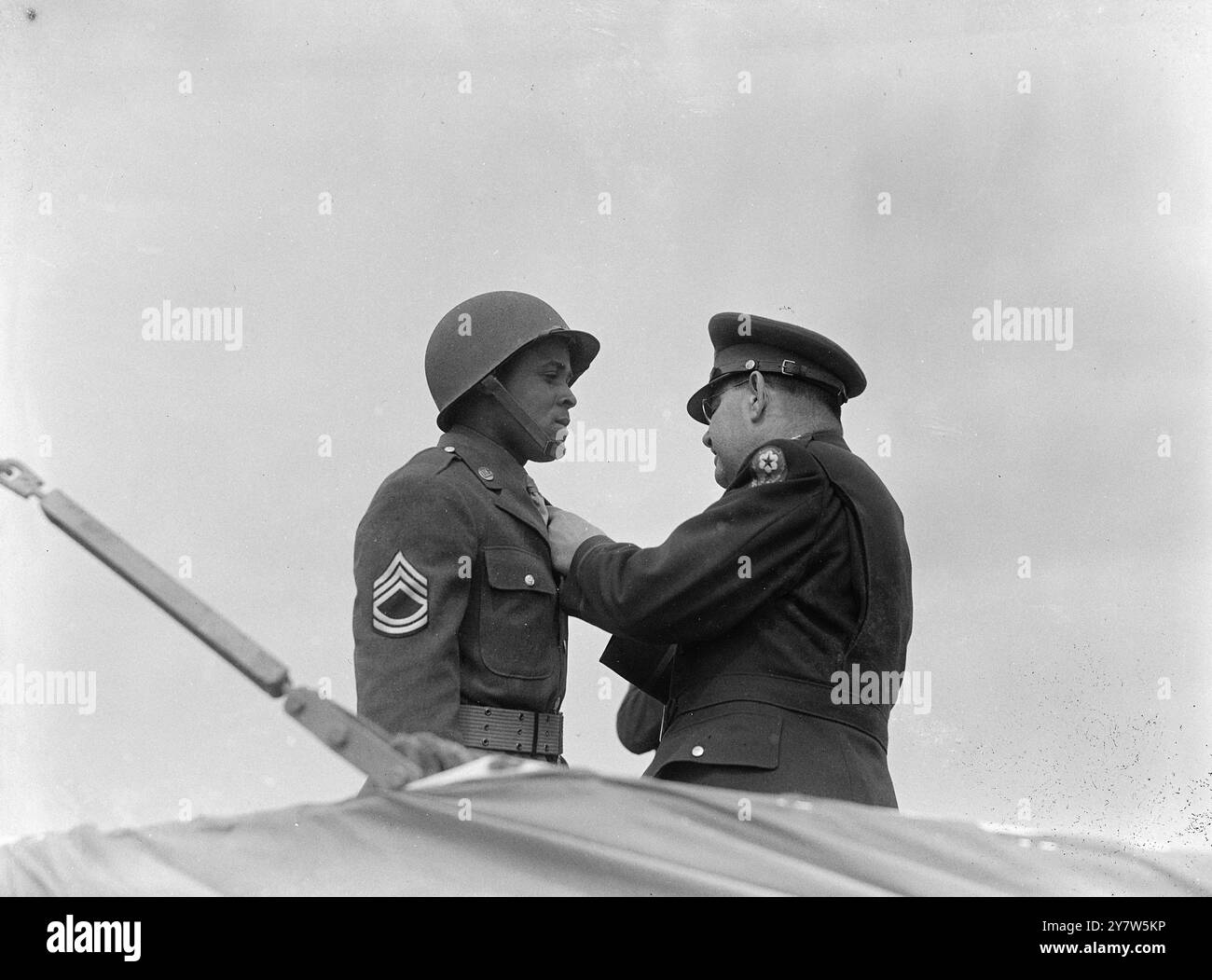 Original caption:ANOTHER AIRFIELD FOR THE USAAF IN BRITAIN Built almost ...