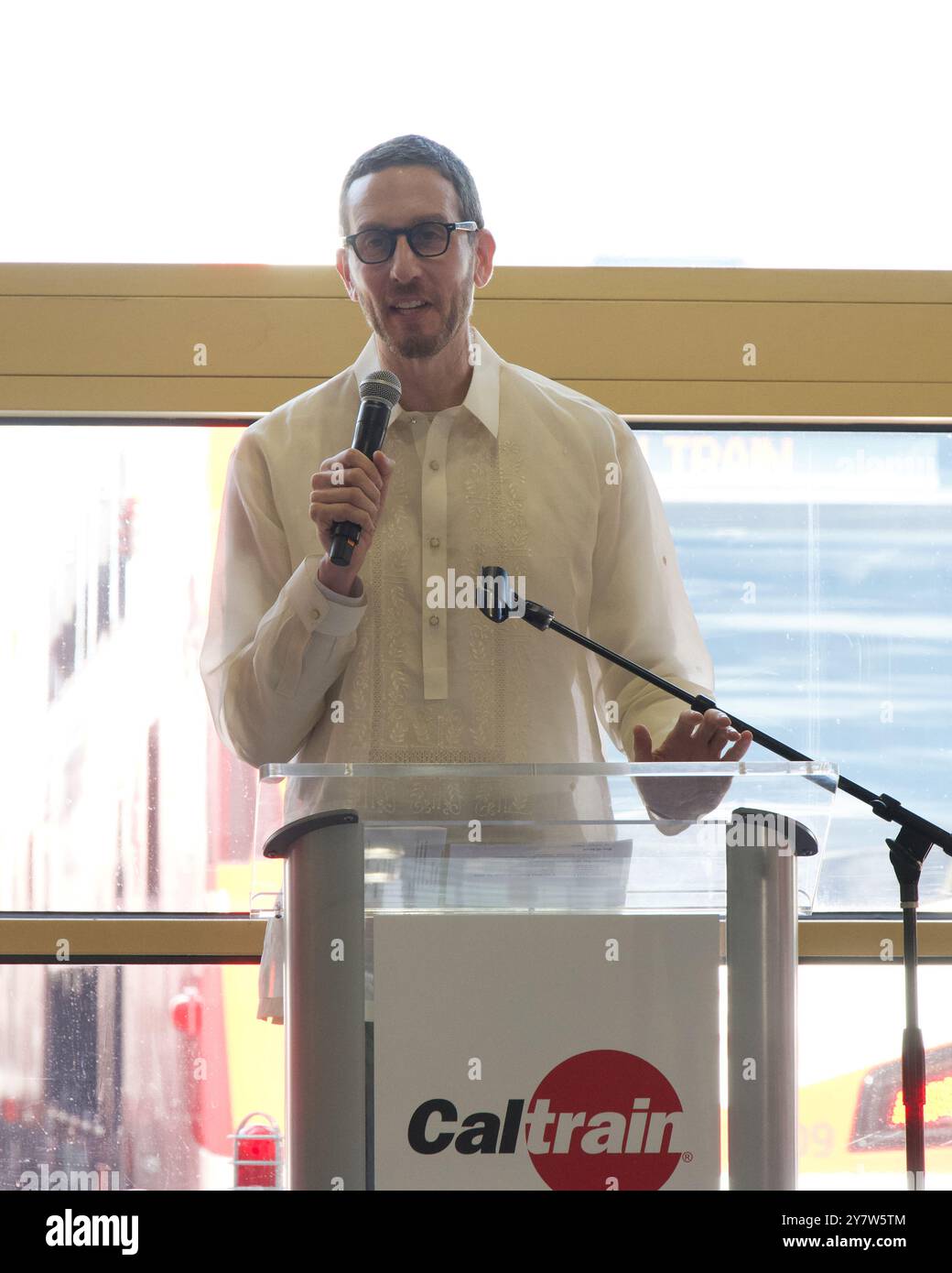 San Francisco, CA - Aug 10, 2024: Senator Scott Wiener speaking at a ...