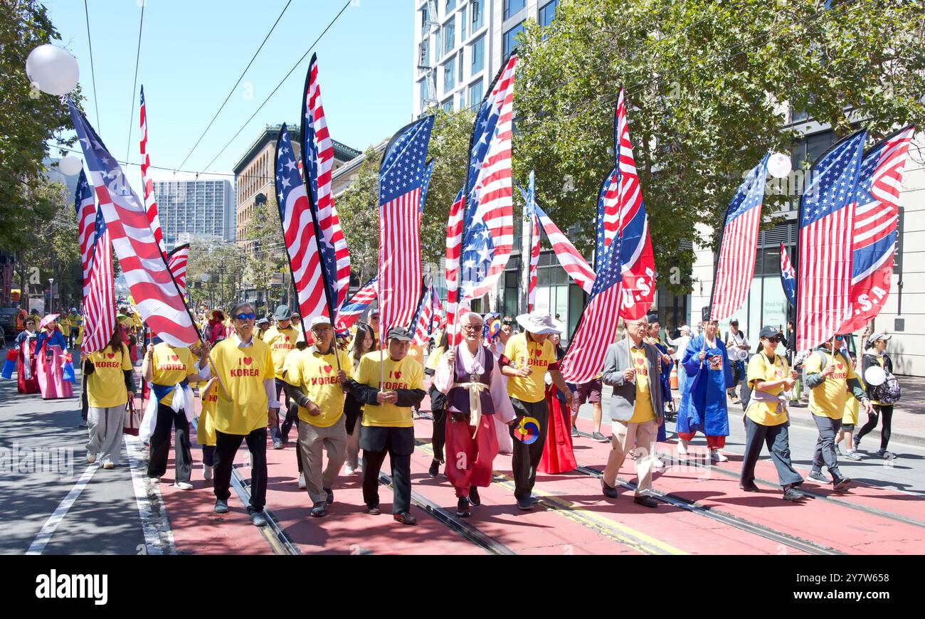 San Francisco, CA - Aug 10, 2024: Participants in the 31st annual ...