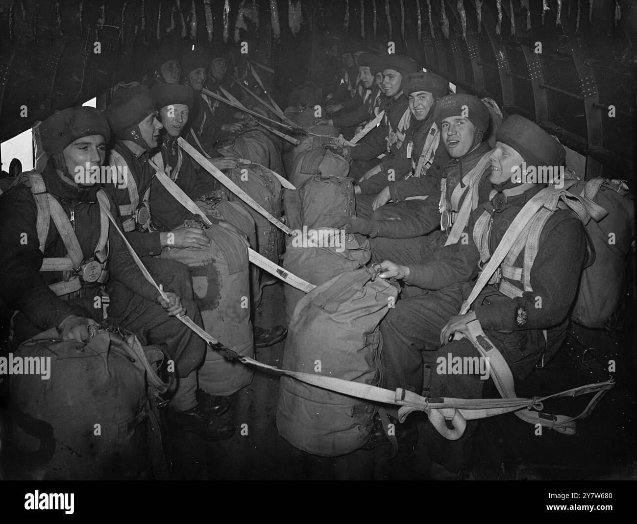 TRAINING BRITAIN ' S PARATROOPERS Before making his first descent from ...