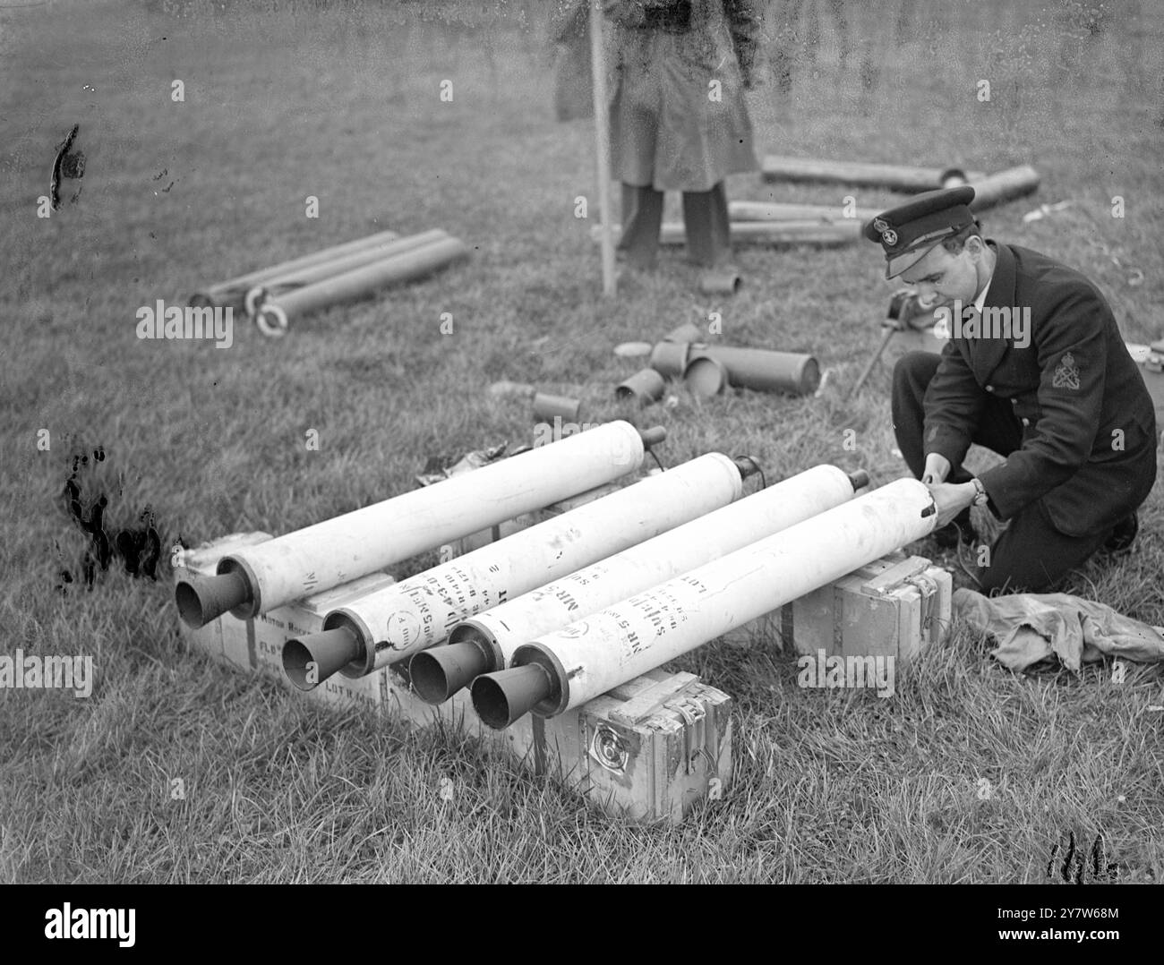 Rocket propulsion aircraft Black and White Stock Photos & Images - Alamy