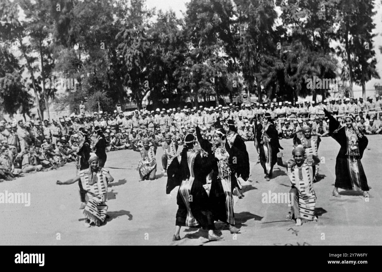 Egyptian troops taking time off from their continual watch along the ...