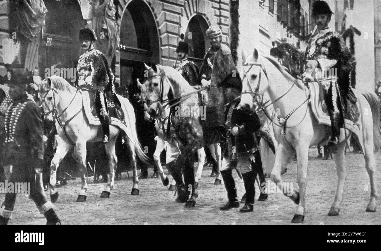 Extravagant pageantry in war time : The Emperor Charles in his ...
