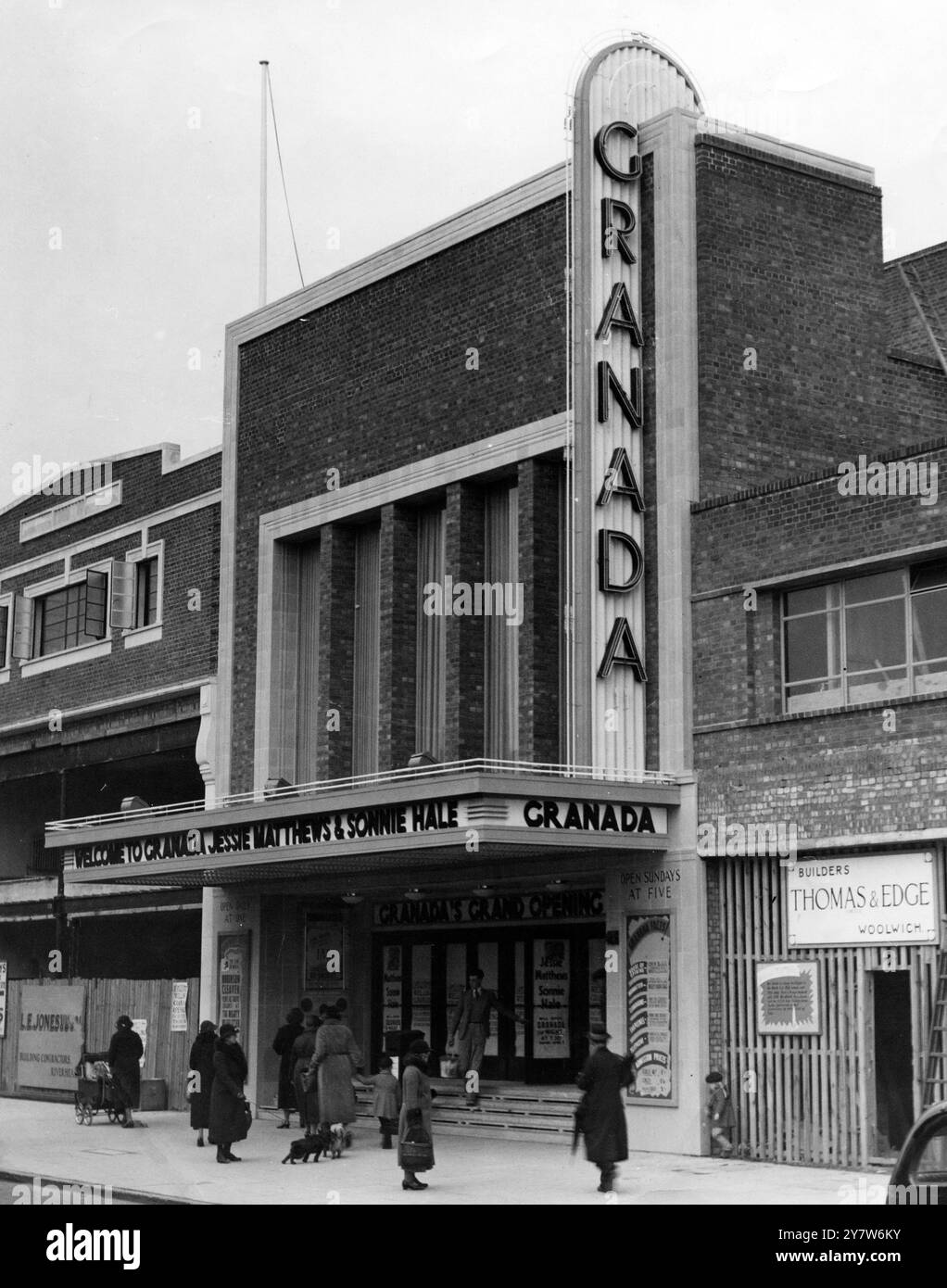 Granada cinema opening in Welling , Kent2 February 1938 Stock Photo - Alamy