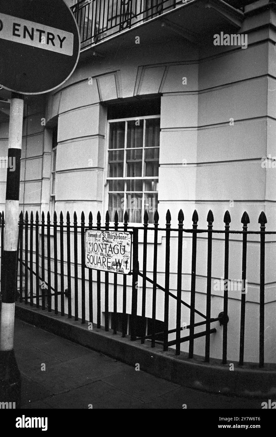 RINGO AND THE DIPLOMATLondon: This road sign in the posh and select ...