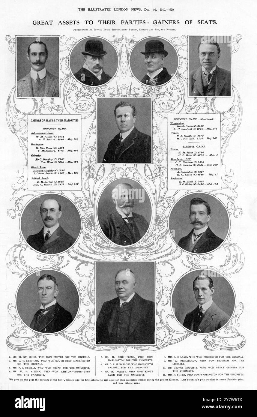 1910 december general election hi-res stock photography and images - Alamy