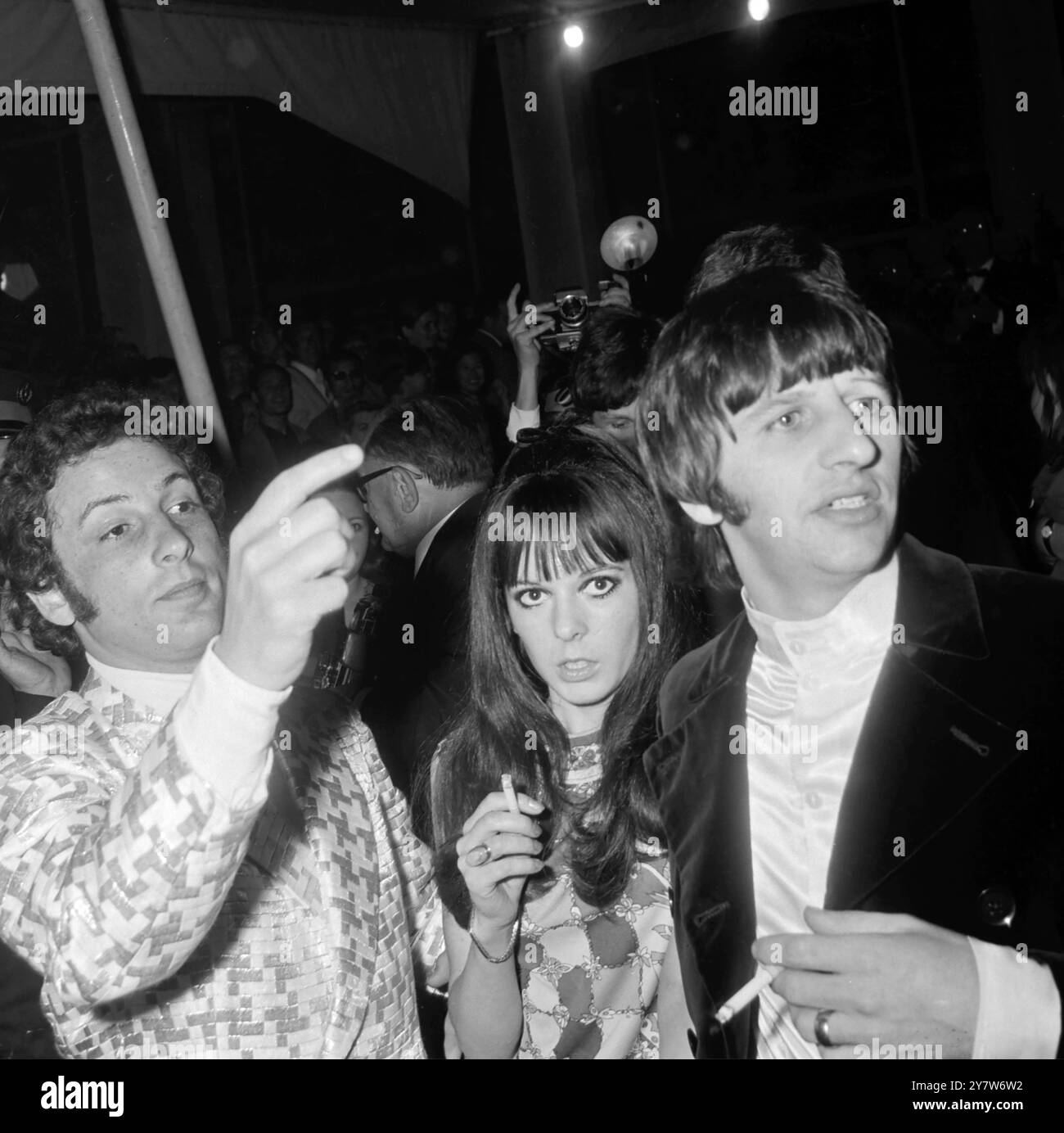 CANNES FESTIVALRingo starr and his wife Maureen arrive for the showing ...