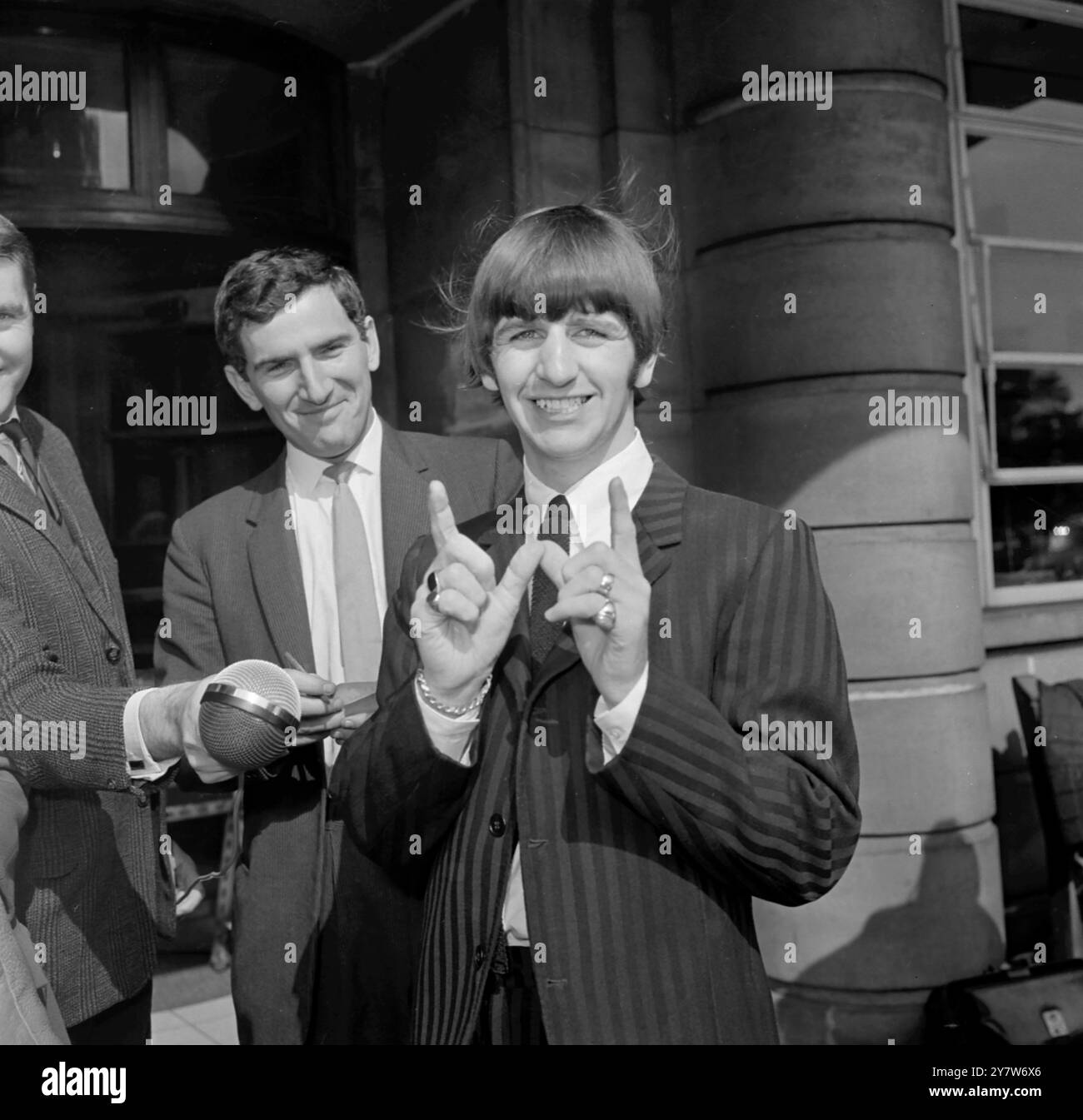 "A STARR ...IS BORN.." London: Ringo Starr the drummer of The Beatles ...