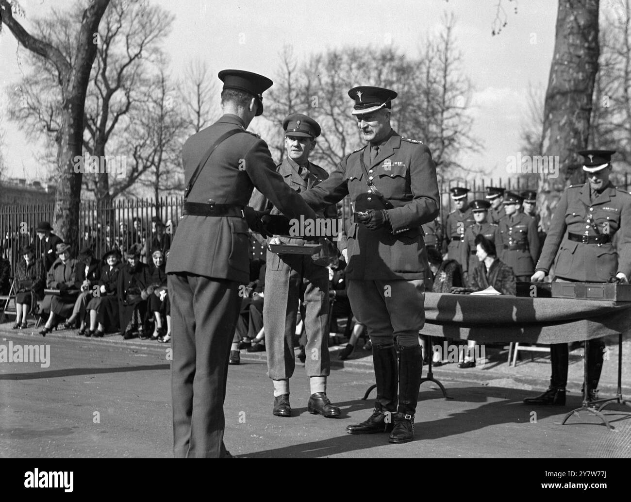 Welsh Guards receive leeks in St David's Day ceremonyAt Wellington ...