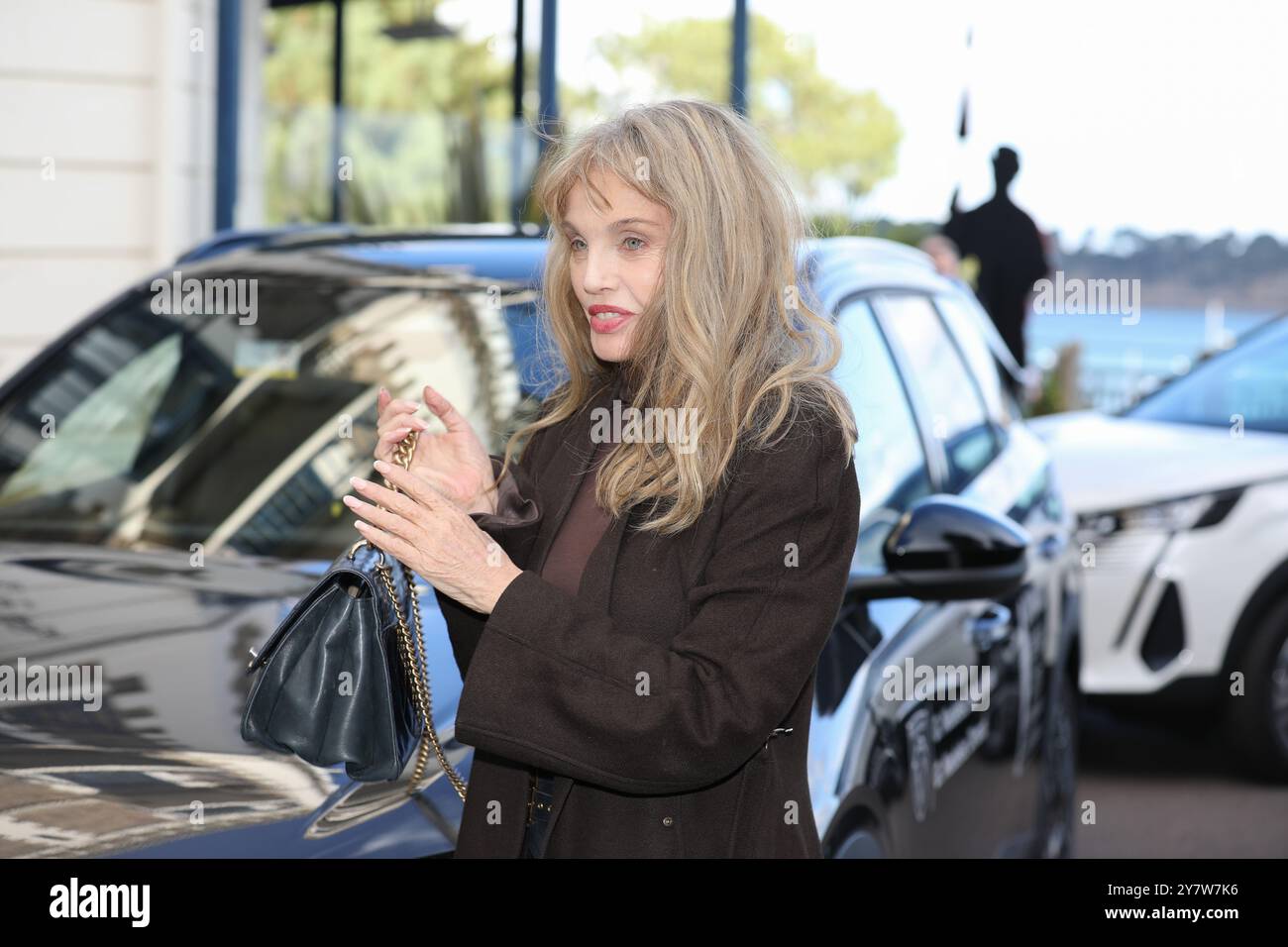 October 1, 2024, Dinard, Bretagne, France: ARIELLE DOMBASLE arrive for ...