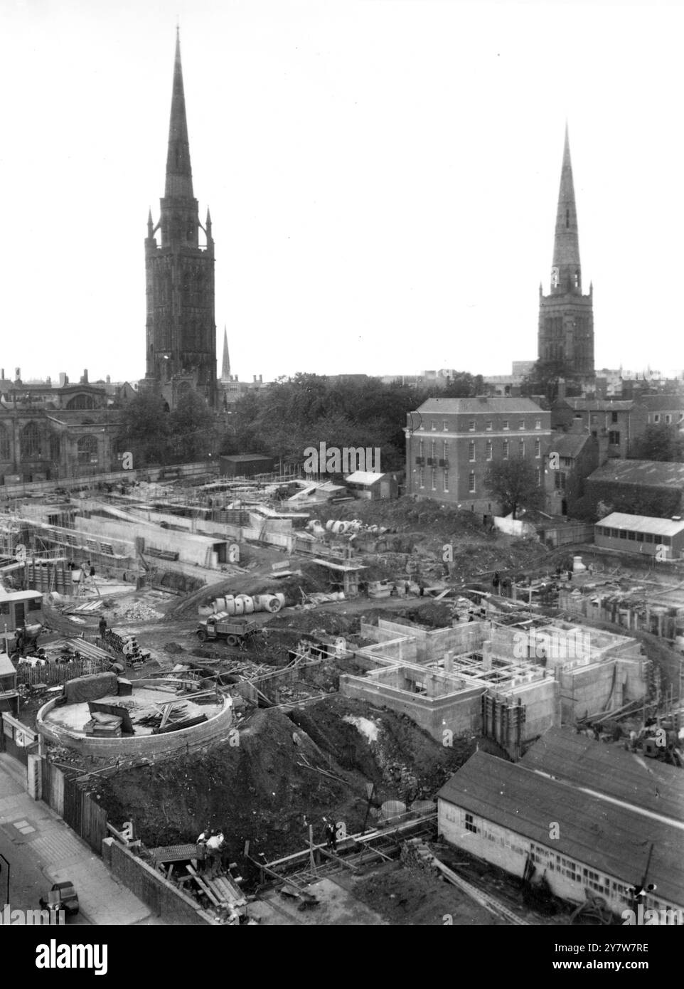 New Coventry CathedralThis view shows the steady progress of the ...