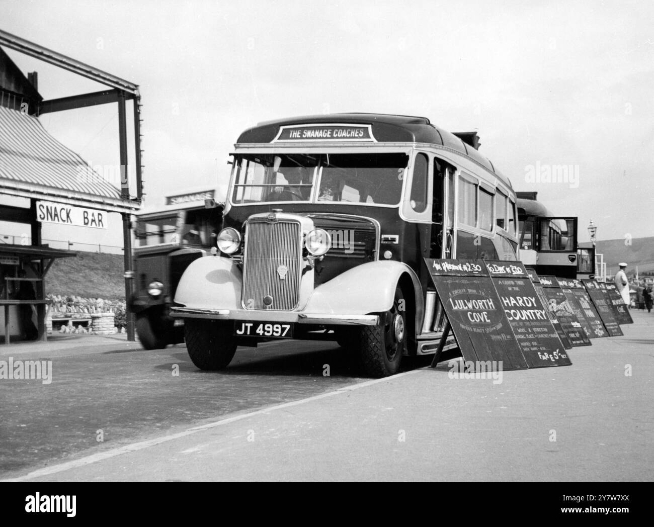The Swanage Coaches : Old bus company advertising Day excursions to ...