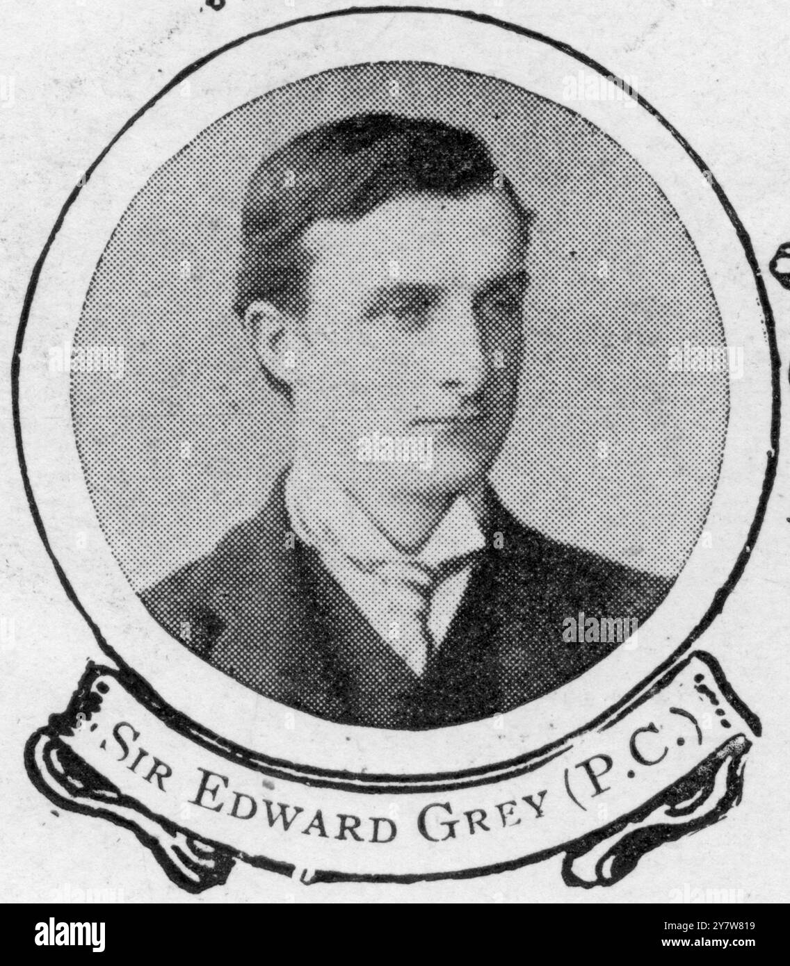 SIR EDWARD GREY, P.C.5 July 1902 Stock Photo - Alamy