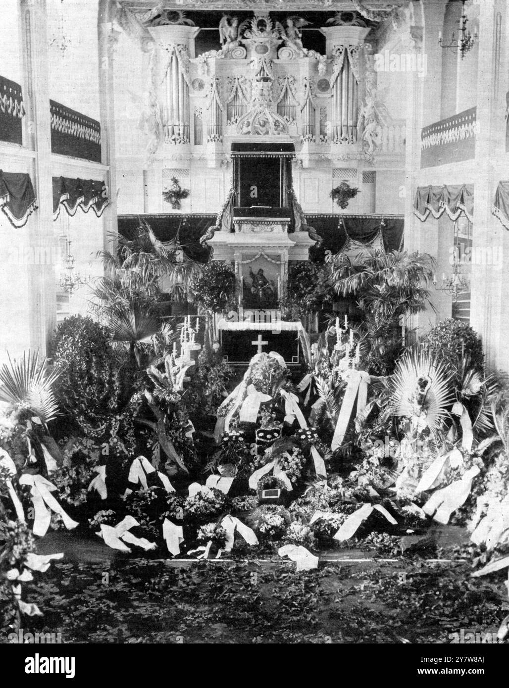 The Funeral of the late Prince Alfred of Saxe-Coburg-Gotha : Flora ...