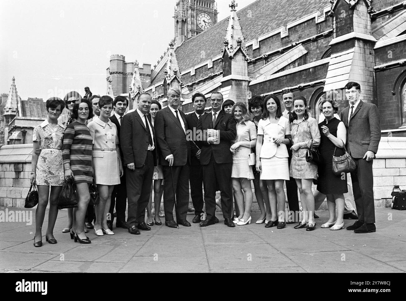 LONDON: Group of staff of the Irish Club pictured at St Stephens ...