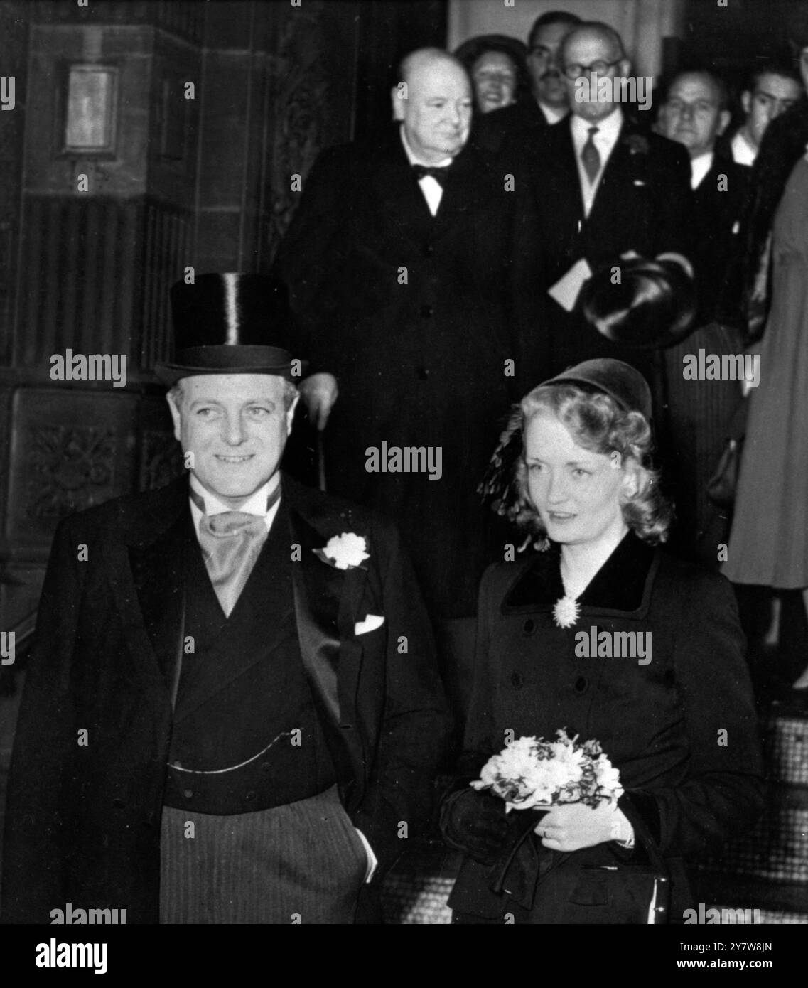 MR . CHURCHILL'S SON MARRIES AGAIN MR. RANDOLPH CHURCHILL , 37 year old ...