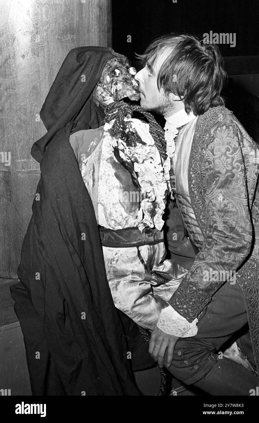 Actor Peter Eyre is seen during rehearsals for Benito Cereno at London ...