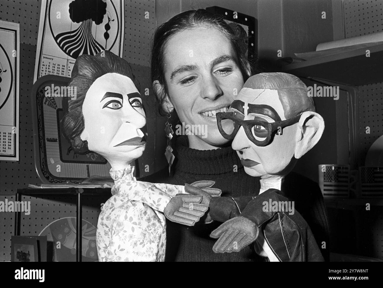 Anything goes in "swinging" London these days, it seems. But a glove ...