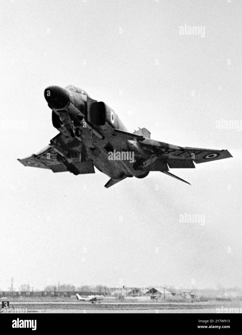 A F-4M Phantom aircraft built for the Royal Air Force by the McDonnell ...