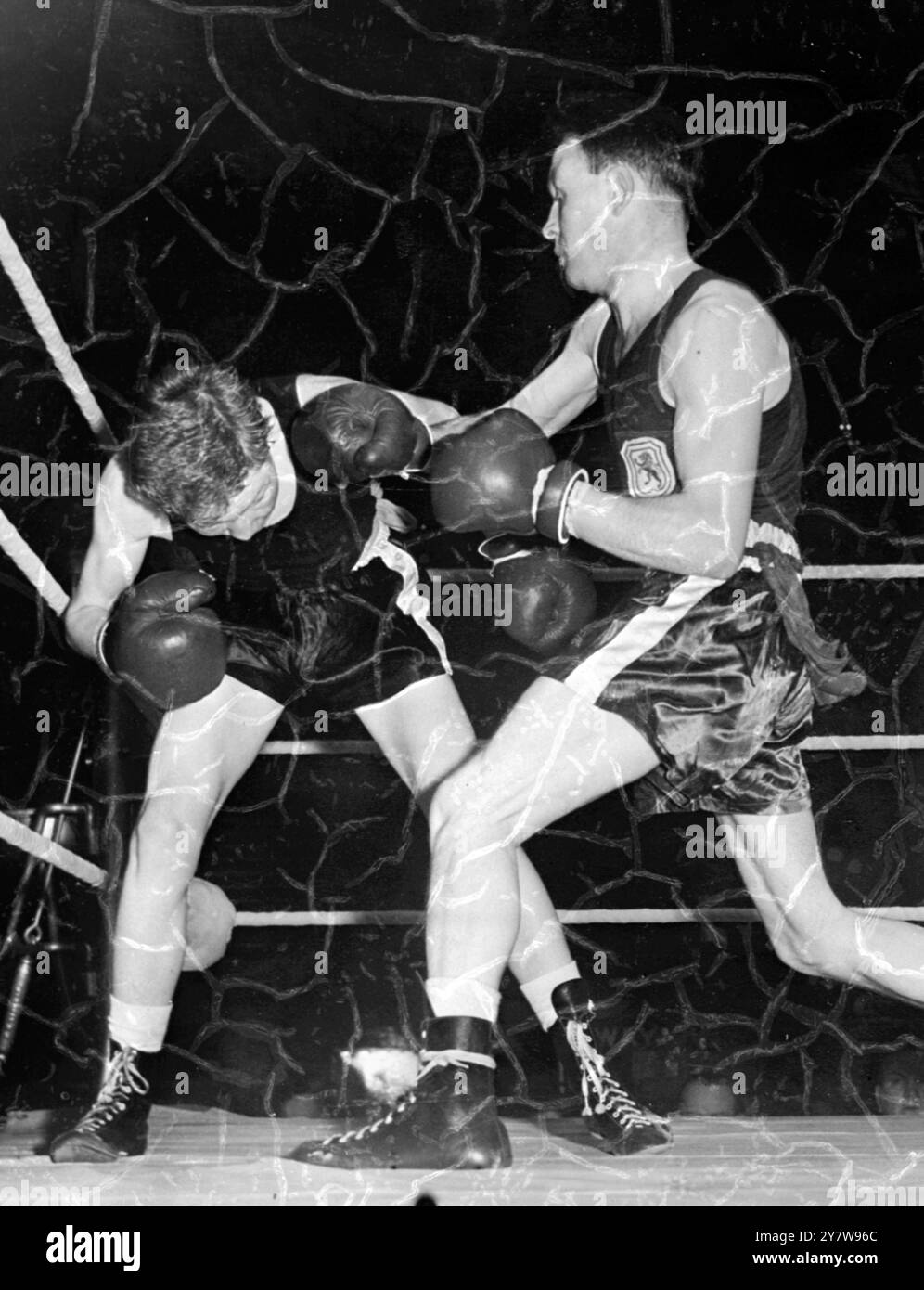 1950s boxing ring hi-res stock photography and images - Alamy