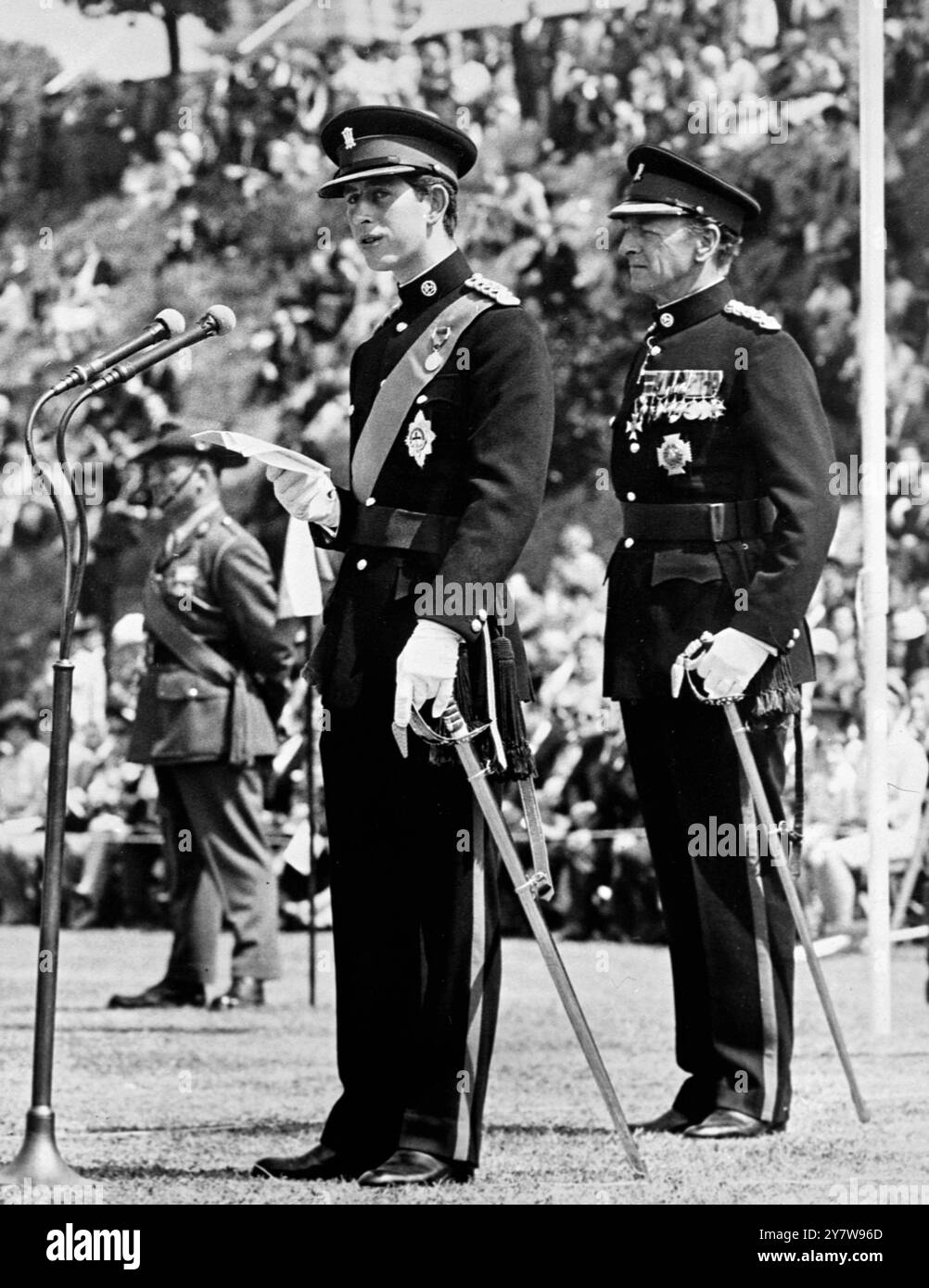 HRH the Prince of Wales presented the colours to the 1st Battalion The ...