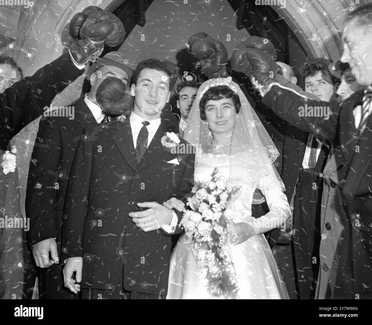 A boxing glove guard of honour for Nicky Gargano, described as the ...