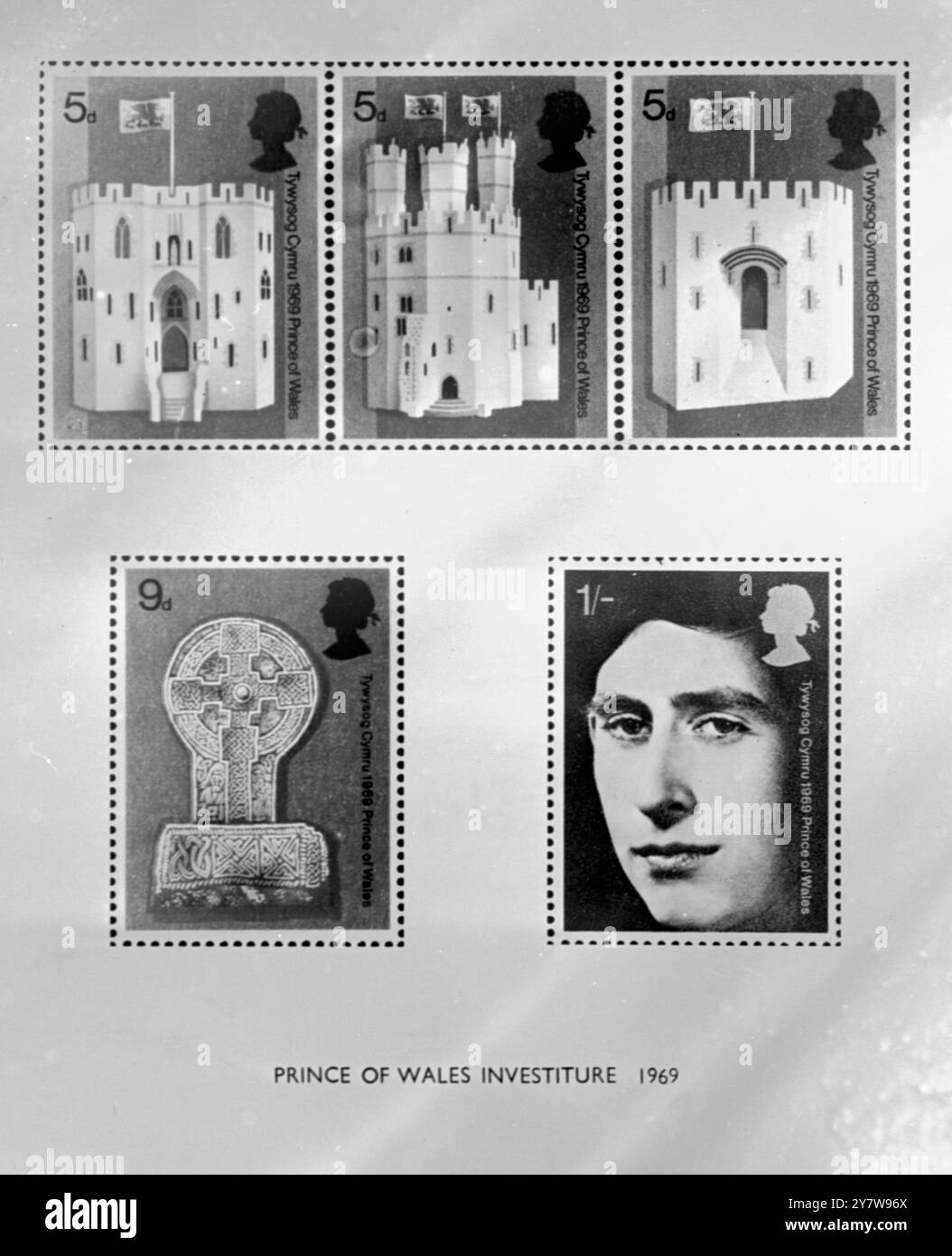 These five special stamps are to be issued on 1 July 1969 to ...
