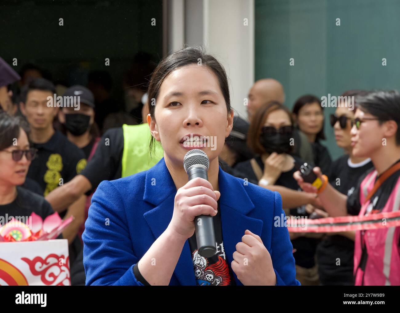 San Francisco, CA - Aug 17, 2024: Jenny Leung speaking at the second ...