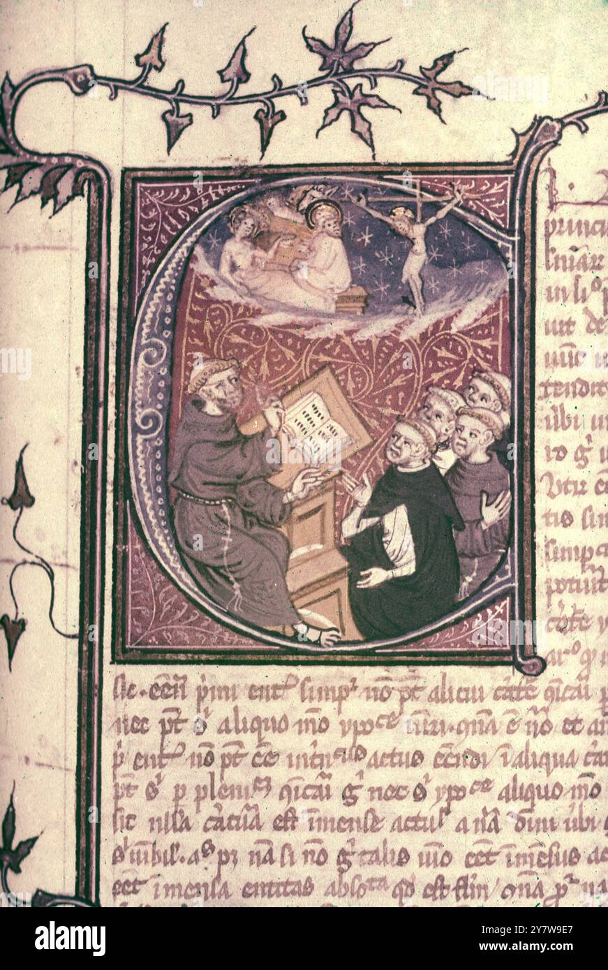 Illuminated Manuscript : 19th Century Manuscript Questions on sentences ...