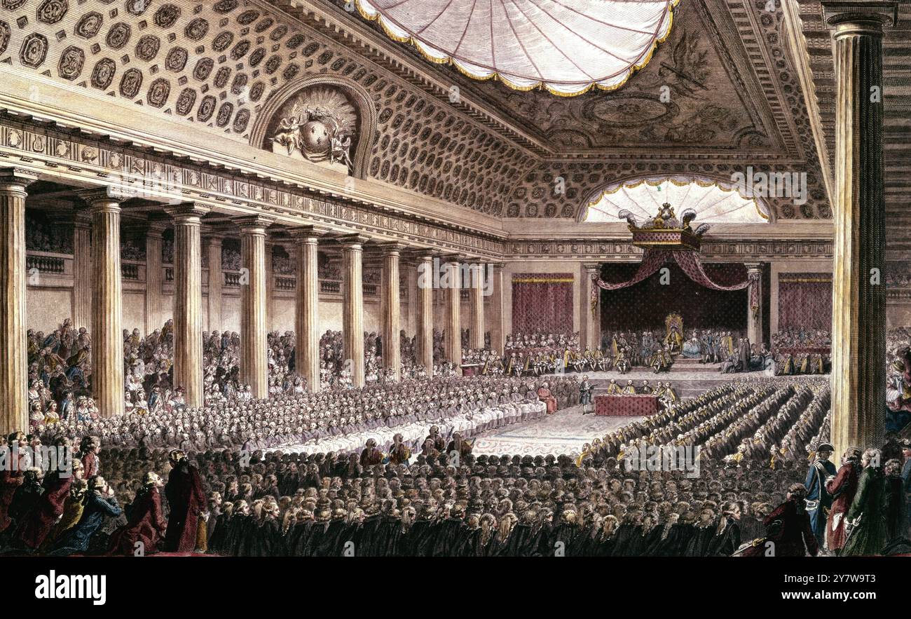 Ouverture des Etats Generaux 1789 Opening of the Estates General at ...