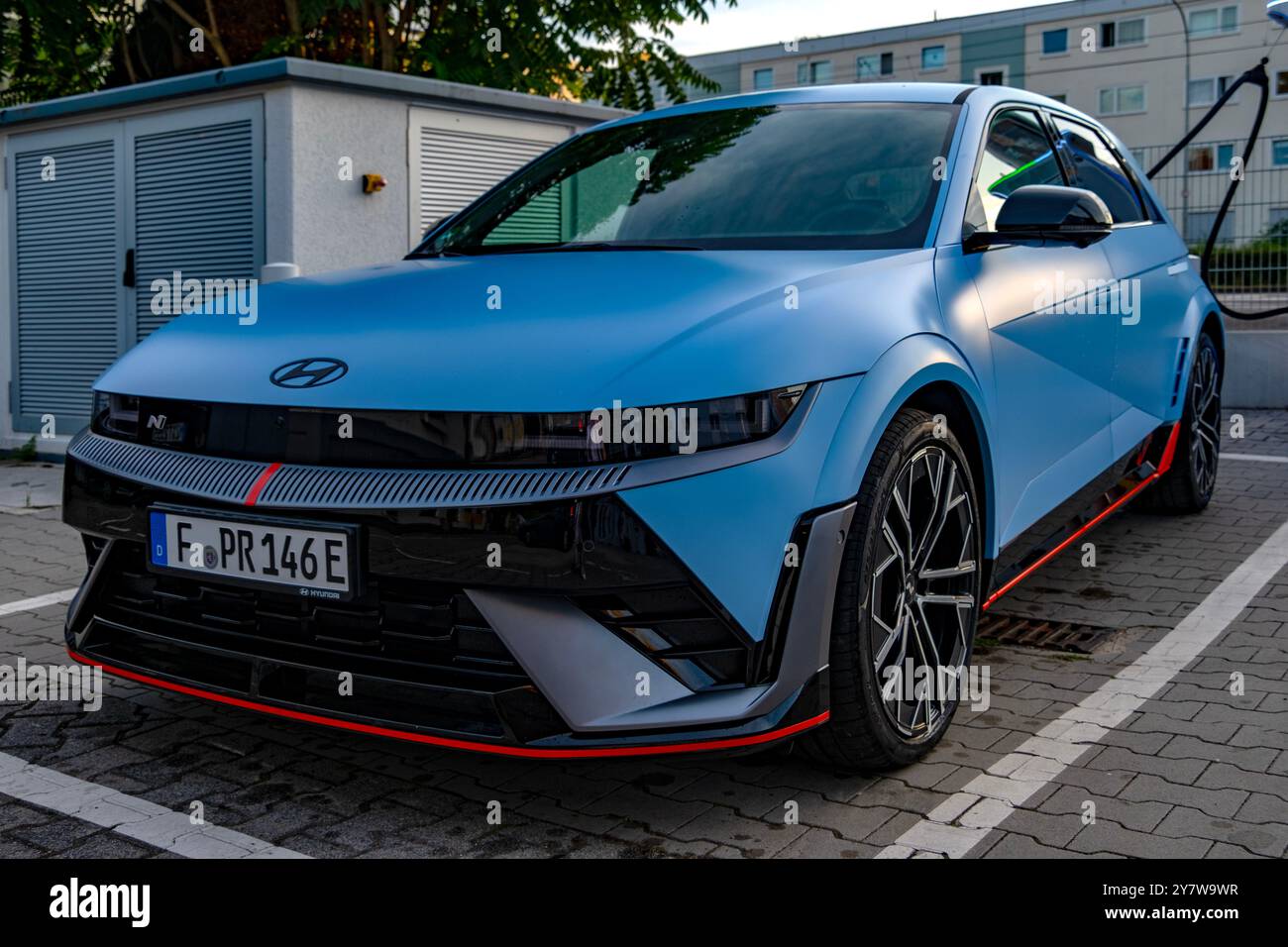 Hyundai IONIQ 5 N Line crossover with electric battery, e-sports car ...