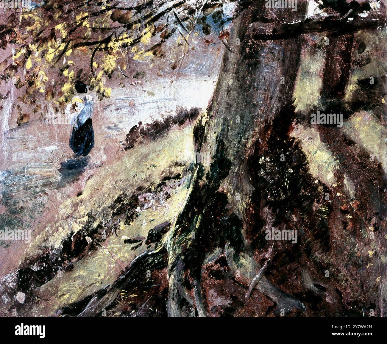 John Constable : Study of a treetrunk , Victoria and Albert Museum ...