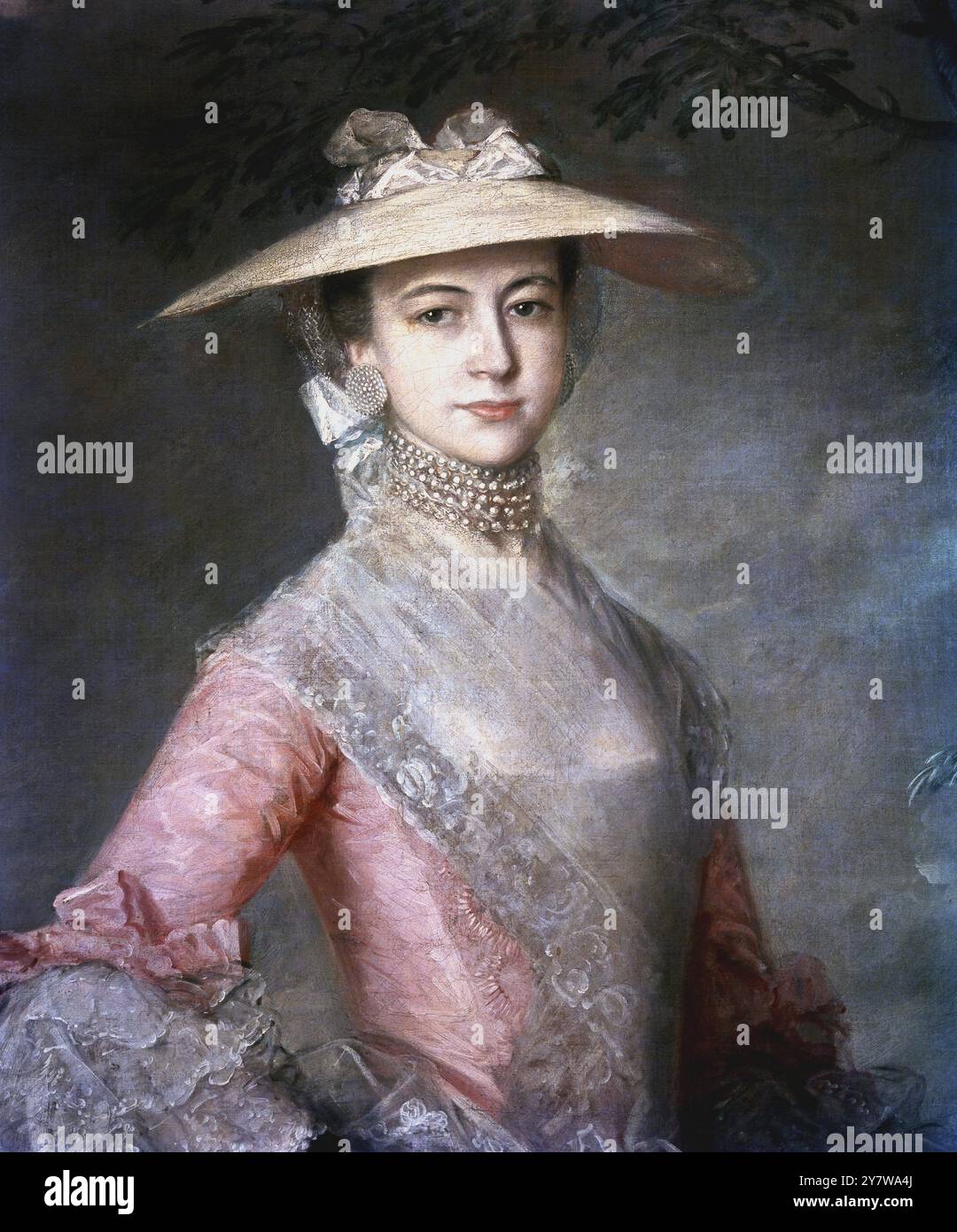 Gainsborough Mary Countess Howe London Kenwood House Stock Photo - Alamy