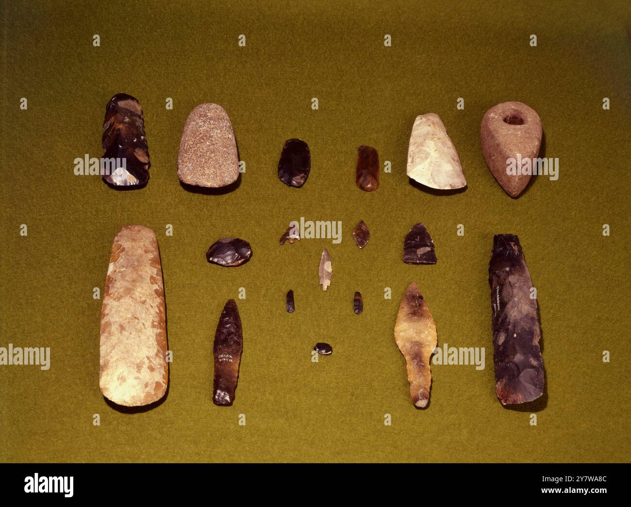 Flint tools hi-res stock photography and images - Alamy