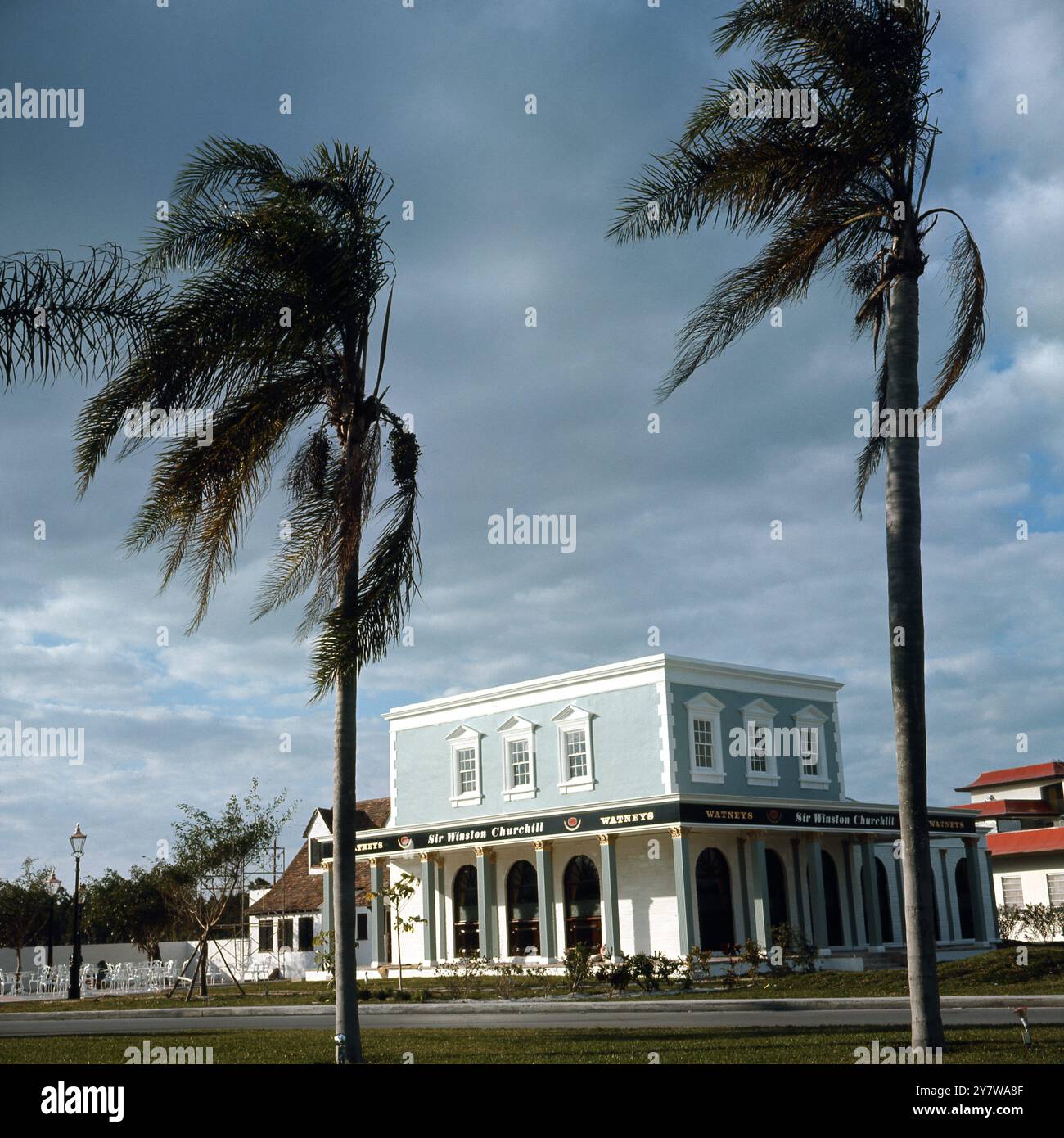 Freeport The Winston Churchill Grand Bahama Bahamas Stock Photo - Alamy